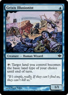 Grixis Illusionist (Conflux) Light Play Foil