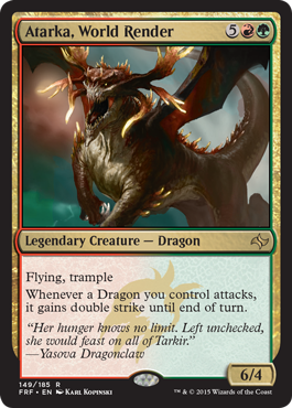 Atarka, World Render (Fate Reforged) Medium Play