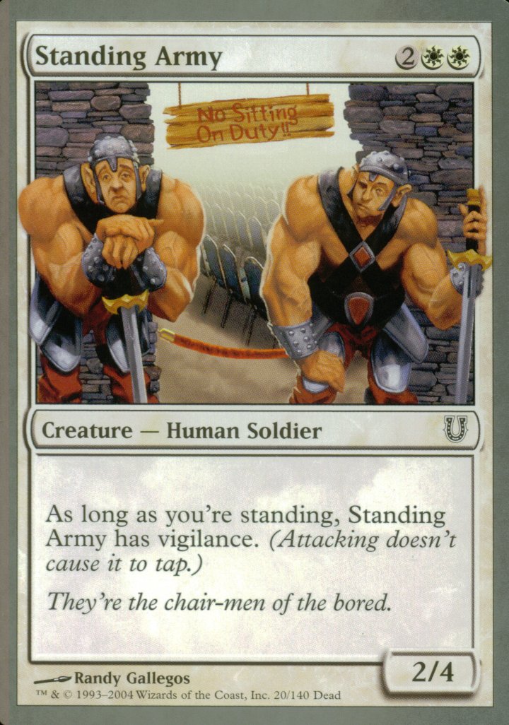 Standing Army (Unhinged) Medium Play